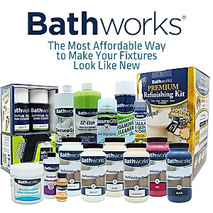 Bathworks Bathtub Refinishing Kit STANDARD 22 oz. Tub & Tile W/Non-Slip Protection WHITE