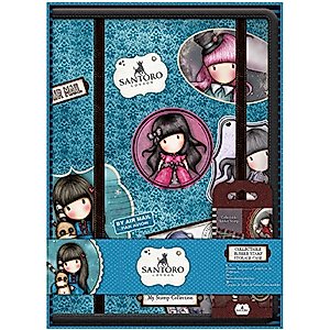docrafts GOR907300 Santoro Stamp Storage Case, 10 x 22.5 x 32.5 cm, Multi-Colour