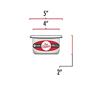 Fat Daddio's PSQ-442 Anodized Aluminum Square Cake Pan, 4 x 2 Inch