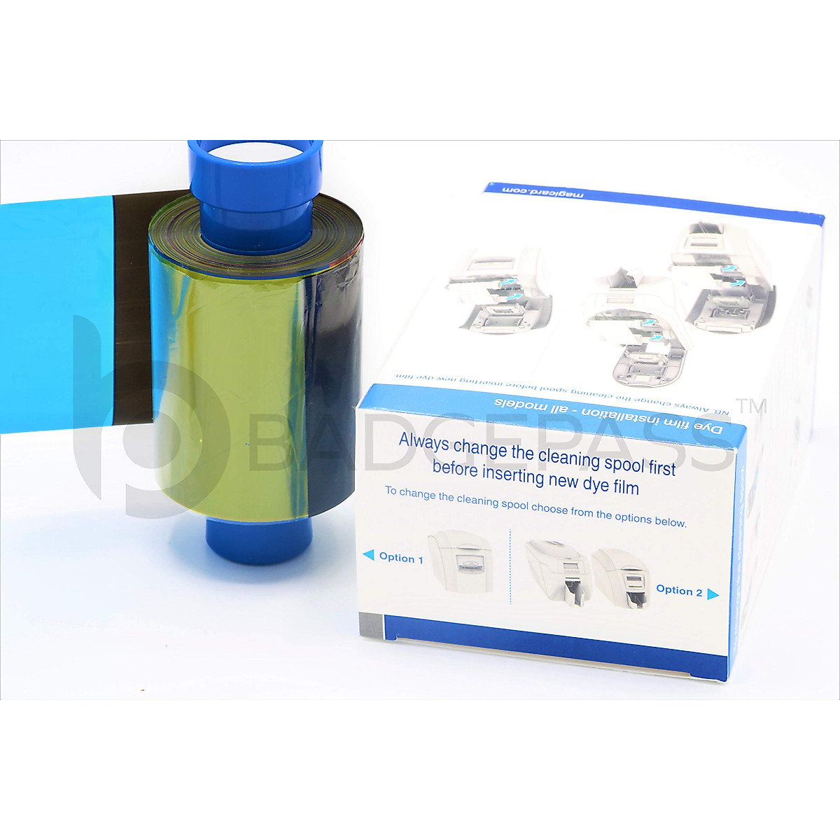 Magicard MA250YMCKOK Color Ribbon Kit (YMCKOK, 250 Prints) for Enduro and Rio Pro Series Card Printers Straight from Manufacturer