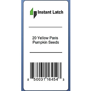 Instant Latch 20 Yellow Paris Pumpkin Seeds NonGMO Heirloom Fresh Garden Seeds