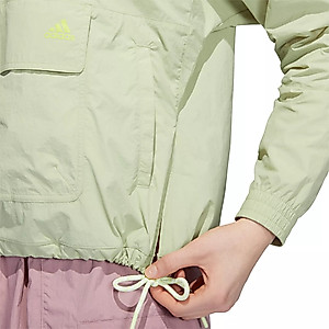 adidas Women's Utility Anorak Jacket, Magic Lime Medium