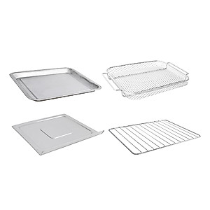 Kalorik Digital Air Fryer Oven 12.6 Quart, Black and Stainless Steel