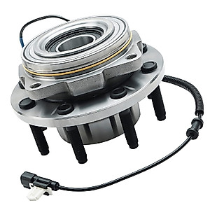 Detroit Axle - 4WD Front Wheel Bearing Hub for Ford F-250 F-350 Super Duty 2011-2016, Replacement 2012 2013 2014 2015 F-250 F-350 Super Duty (SRW Models) Wheel Bearing and Hub Assembly