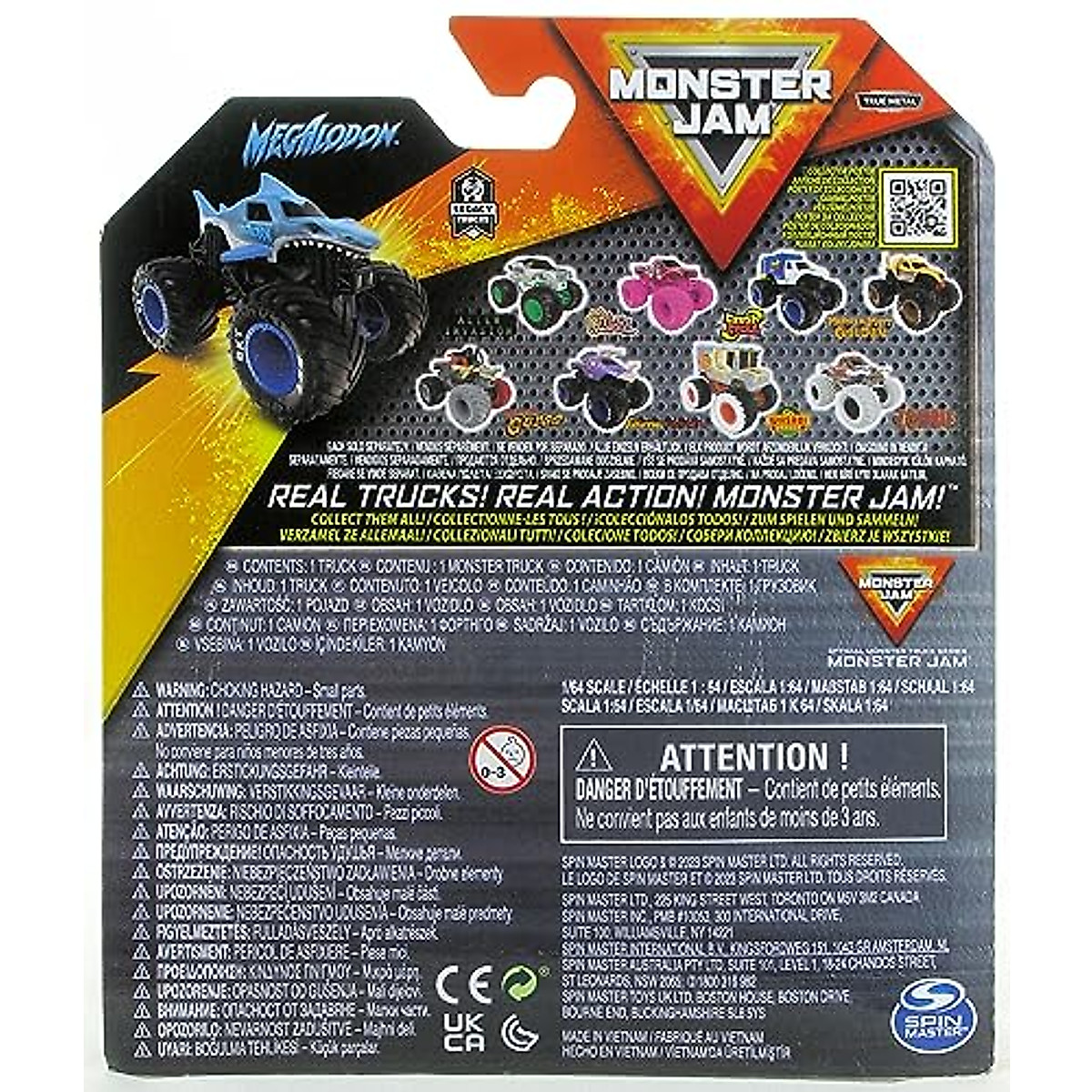 Monster Jam 2023 Spin Master 1:64 Diecast Truck Series 31 Legacy Trucks Megalodon