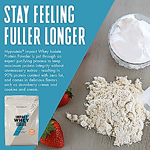 Myprotein Impact Whey Isolate Protein Powder (Strawberry, 5.5 Pound (Pack of 1))