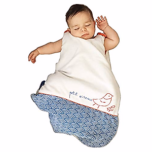 La Petite Chose Baby Sleeping Sack: Soft Organic Cotton Sleep Bag, 0-12 Months