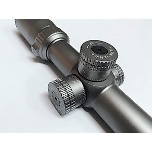 Grey Diamond Titanium 3-12x40 Rifle Scope with 30mm Tube and mounting Rings