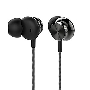 Betron BS10 Earphones Wired Headphones in Ear Noise Isolating Earbuds with Microphone and Volume Control Powerful Bass Driven Sound, 12mm Large Drivers, Ergonomic Design