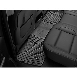 WeatherTech Semi Universal All Weather and Vehicle Trim to Fit Floor Mats - 4-Piece Set Black