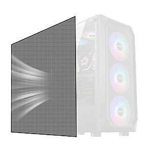 500x500mm 19.68inch DIY Computer PC Case and Fans PVC Dustproof Mesh Filter Cover With Magnetic Strip For Computer Chassis Speakers And More