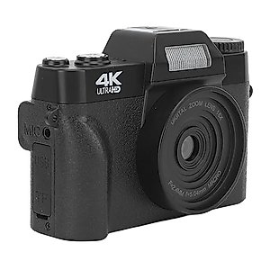 Digital Camera, 4 K 4K Vlogging Camera Autofocus High Definition for Photography