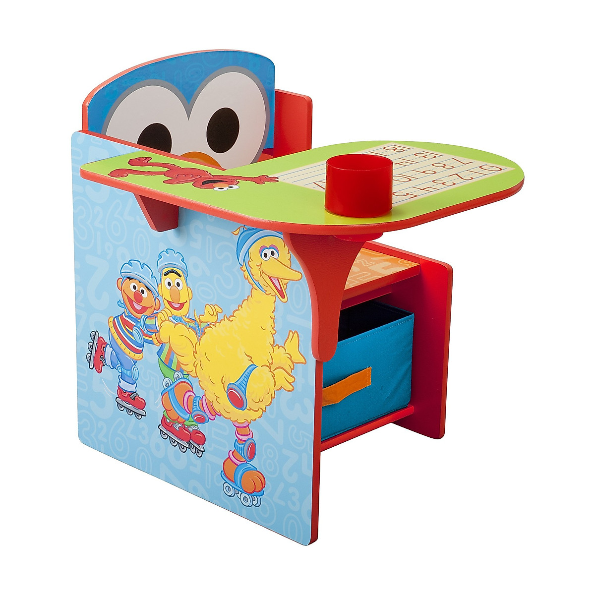 Delta Children Chair Desk With Storage Bin, Sesame Street