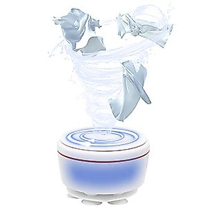Portable Washing Machine, Ultrasonic Turbo Laundry Machine with Suction Cups, Automatic Clothes Washer Sink Dishwashers Suitable for Home, Business, Travel, College Room, RV, Apartment