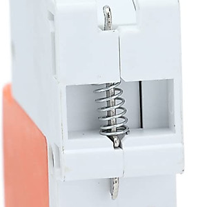 4Pcs 1P Surge Protective Device, Orange DIN Rail Mounting SPD House Arrester Protector Device for AC 420V RMU1‑C20/40/60(Imax：60kA)