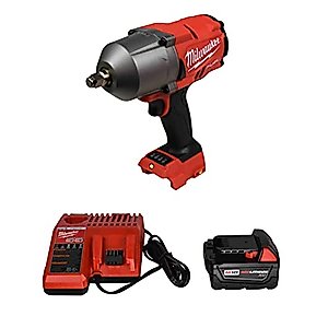 Milwaukee 2767-20 1/2" Impact Wrench,48-11-1820 18v 2Ah Batt, 48-59-1812 Charger