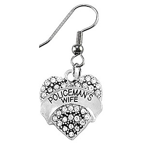 Policeman's Wife, Necklace, Earring, and Bracelet Set, Hypoallergenic, Safe-Nickel, Lead, Cadmium Free