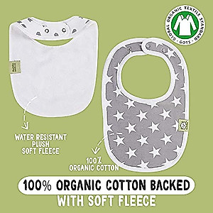 KeaBabies Toddler Pillow with Pillowcase and Organic Baby Bibs Bundle - Jumbo 14X20 Pillows for Sleeping - Machine Washable Teething Bib - Unique Baby Gift for Boys and Girls