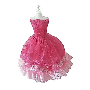 Doll Dressup Model Gown Mannequin Model Stand, Fits Doll Dress Hollow Body T-Shirt Display, Doll Mannequin Model Stand Store Torso Display 8.46 inch