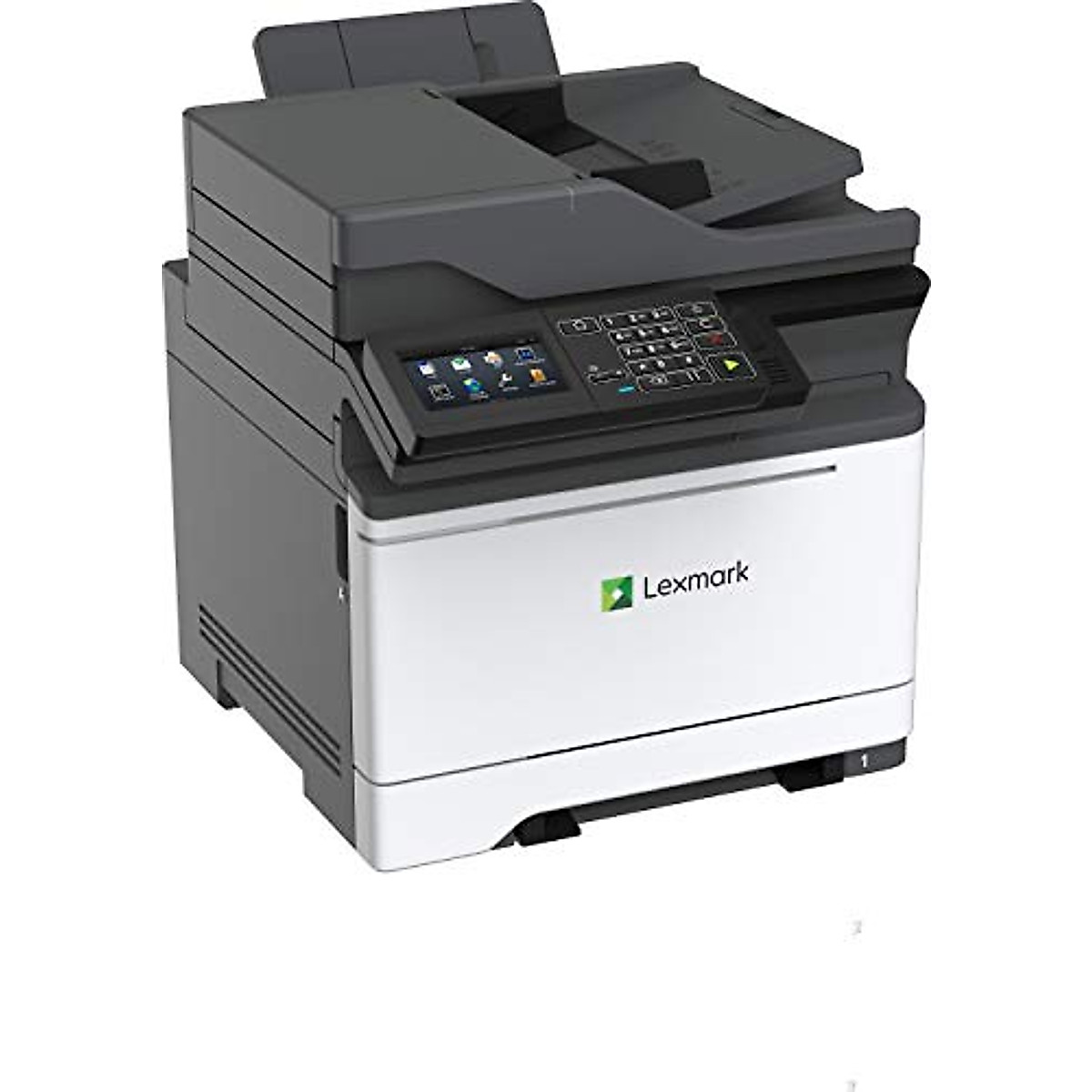 Lexmark MC2640adwe Multifunction Color Laser Printer with Duplex Printing, 40 ppm, Built in Wi-Fi (42CC580)m White/ Gray, Medium