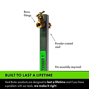 Yard Butler Hose Bib Extender - Easy to Use & Install Garden Watering Tool - Faucet Extender for Easy Lawn Care - Essential Gardening Supplies for Watering