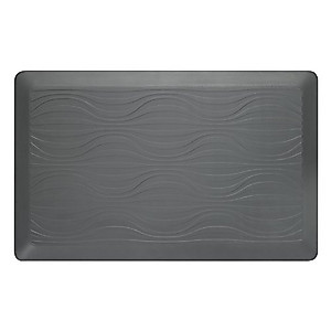 Gaiam Anti-Fatigue Non-Slip Comfort Floor Mat for Standing Desks in Office and Workstations or Home Use (Kitchen, Bathroom)