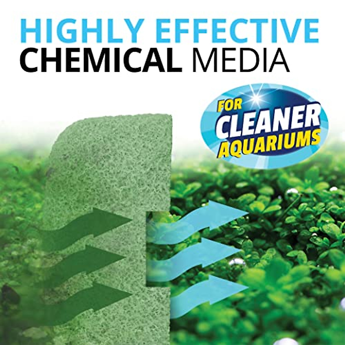 Fluval 107/207 Phosphate Remover Pad, Replacement Aquarium Canister Filter Media, 3-Pack