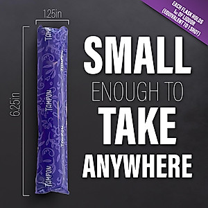 Smart Alec Novelty Tampon Flask - 5 Leak-Proof Fake Hidden Flasks Liquor for Women | Alcohol Flask Tampon - Tampon Alcohol Tubes Perfect for Concert, Cruise, Sports Event, & Party Using Tampon Flasks