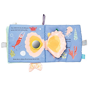 Manhattan Toy Under The Sea Soft Baby Activity Book with Squeaker Fish