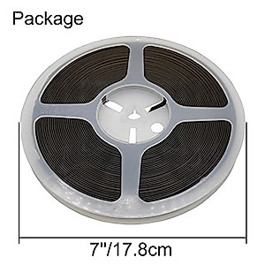 RNY Gradient Brown Polyethylene Plastic Rattan Synthetic Wicker Repair Material for Knit and Repair Rattan Chair Table Basket (Brown Gradient, 60 feet)