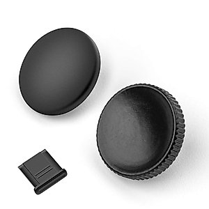 Metal Brass Soft Release Button Shutter Release Button Compatible with Fujifilm XT20 X100F X-T2 X100T X-PRO2 X-T10 X-PRO1 X-E2S X100 X100S X10 X20 X30 X-E1 X-E2 STX-2, Black