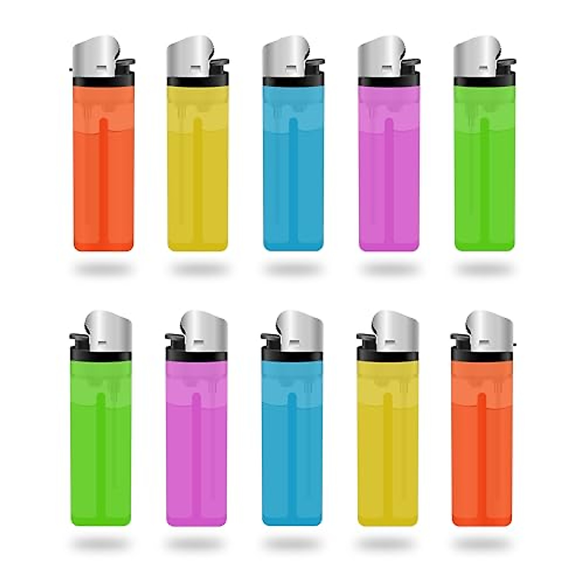 Scinex Classic Disposable Lighters, Lightweight and Multi Purpose,Cigerette Lighter, BBQ and Outdoors, Candle Lighters