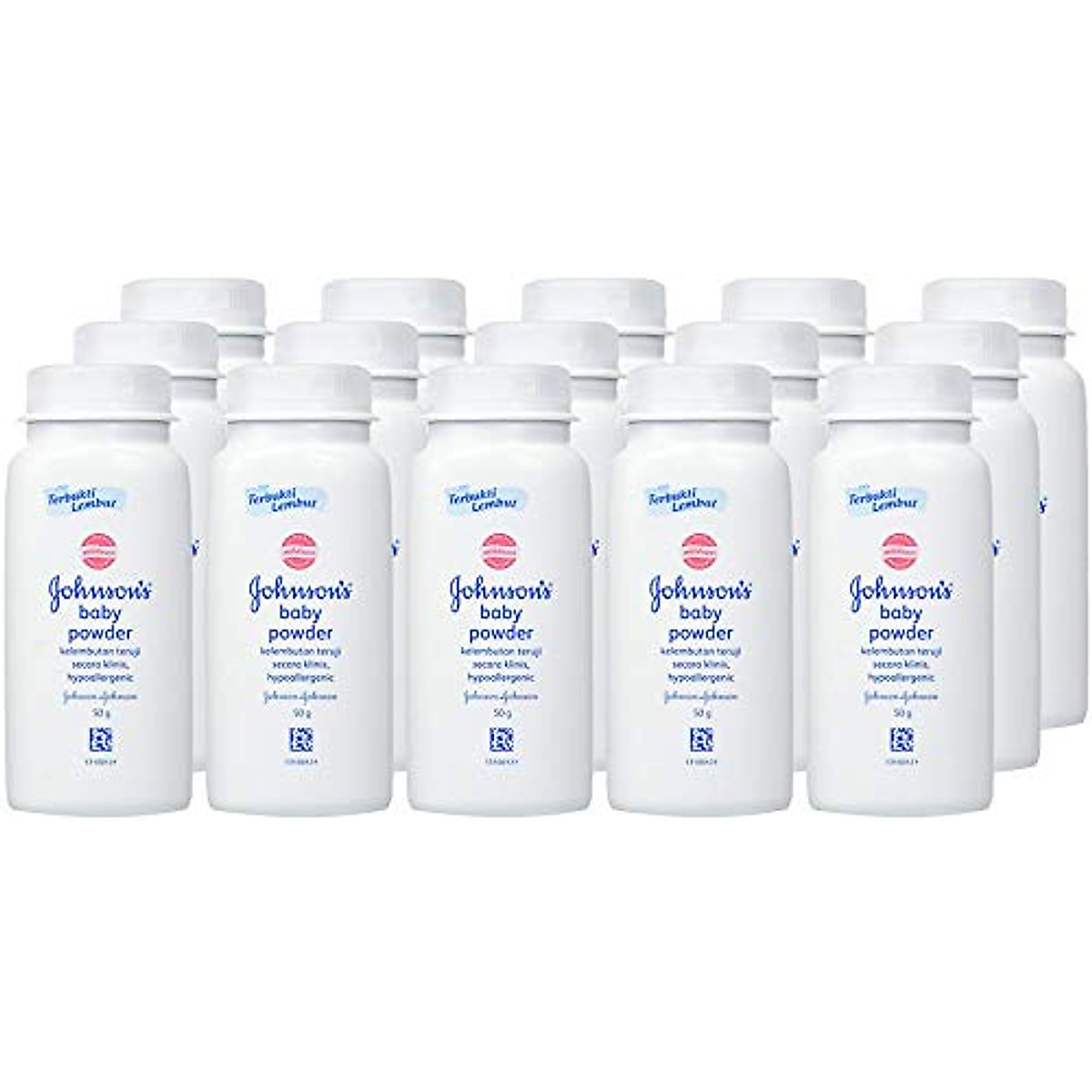 Johnson's Baby Powder, 50 Gram / 1.7 Ounce (Pack of 15)