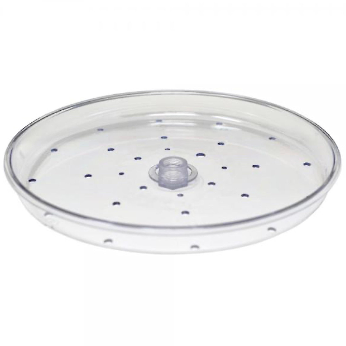 Backyard Essentials Plastic Bird Seed Tray Add-on Accessory - Compatible ONLY with Backyard Essentials Tube Bird Feeders - Screw-On Catcher Tray and Perch