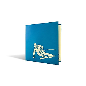 Diese-Klappkarten H10 Pop Up Greeting Card, Laser Cut, Handmade, Sports Birthday Cards, Gift Cards and Vouchers