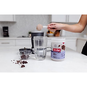 SlimFast Advanced Immunity High Protein Meal Replacement Smoothie Mix, Orange Cream Swirl, Weight Loss Powder, 13.5 Oz