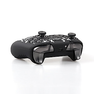 RALAN Glitter Controller Skin for Switch Pro Controller, Anti-Slip Silicone Controller Cover Protector Case