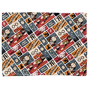 Harry Potter Lightweight Baby Blanket, 30"X40", Cute Chibi Pattern Unisex for Infants Girls & Boys