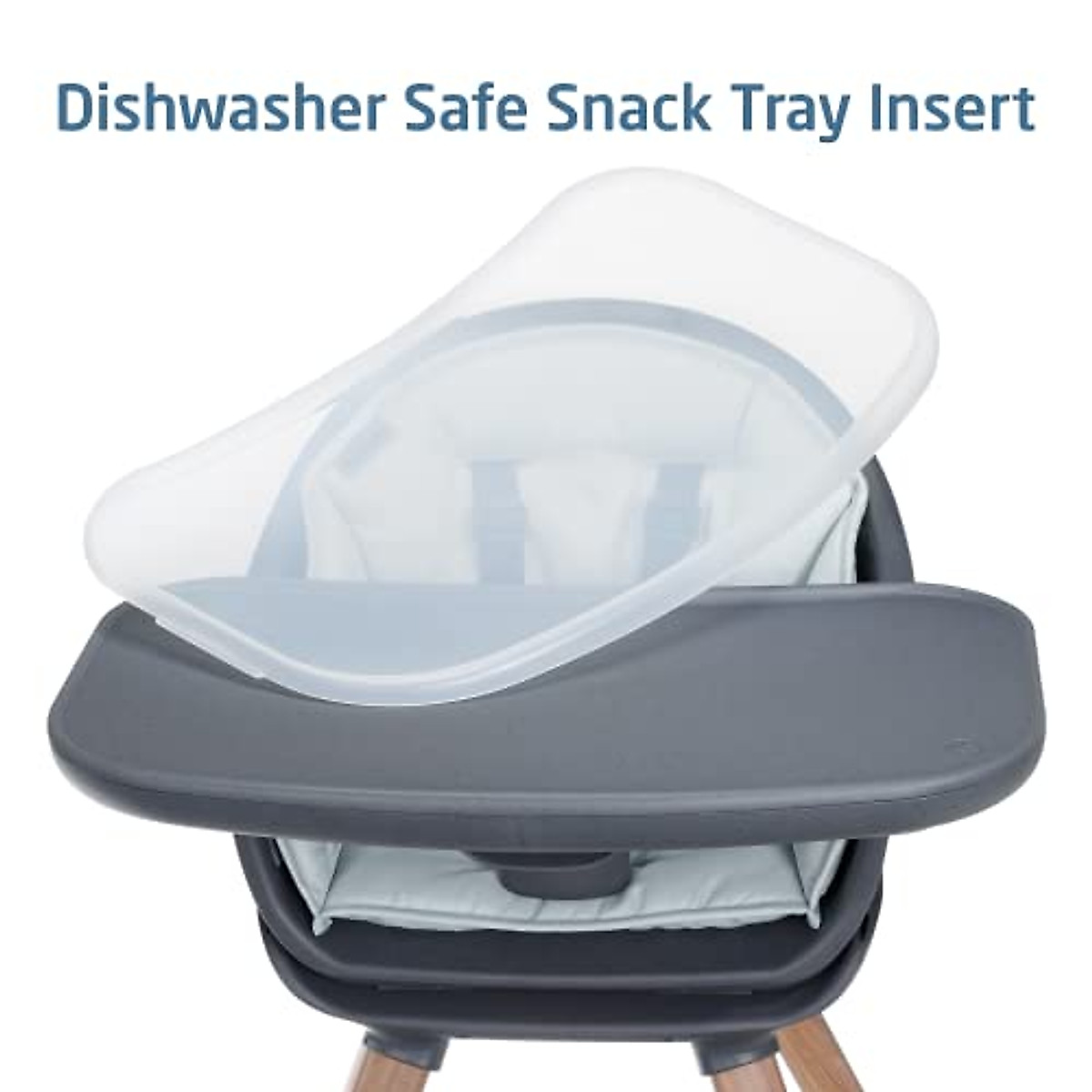 Maxi-Cosi Moa 8-in-1 Highchair, Machine Washable, Compact, Lightweight Design, Essential Graphite