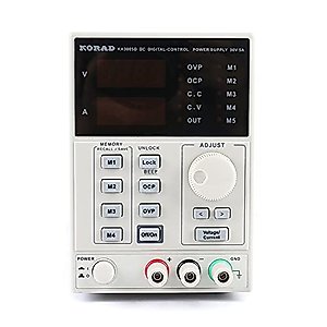 QYTEC Linear Regulator KA3003D KA3005D KA3005P Adjustable Precision Digital Programmable Laboratory Switching DC Power Supply 30V 5A 60V 3A 2A Linear Power Supply (Color : KA3005P)