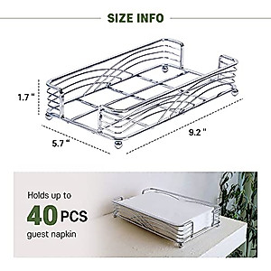 LEVIMETREE Guest Towel Napkin Holder - Guest Towels Disposable Bathroom Napkin Holder, Napkin Holder for Bathroom, Paper Towel Holder - Napkin Holders for Paper Napkins, Kitchen Restaurant Home Décor