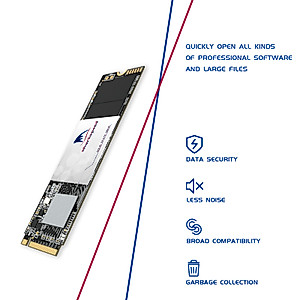 512GB SSD NVMe PCIe Gen 4 M.2 2280 SHARKSPEED Plus 3D NAND Internal High Performance Solid State Drive, TLC, PS5 Compatible，Storage for PC, Laptops, Gaming, up to 5,500MB/s (512GB, M.2 PCIe)