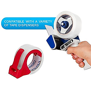 Vergo Industrial Heavy Duty Clear Packing Tape 2.7mil for Moving Packaging Shipping and Office (36 Pack)