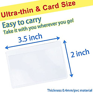 MAGDEPO 2X Large Area Magnifying Sheet Rigid Acrylic Full Page for Reading Books, Maps, Newspapers, DIY Solar Concentrator/Projection/Computer Screen Enlarger