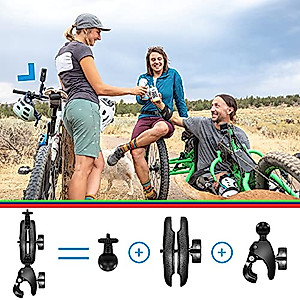 Motorcycle Accessory Bundle for Insta360 ONE X2, X3, ONE X, ONE R, RS, Gopro Hero Max, Fusion, DJI OSMO Action 2 Camera