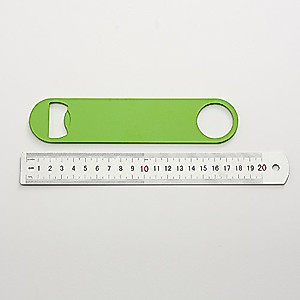 QLL 3 Pack 7" Heavy Duty Flat Bottle Opener, Pink