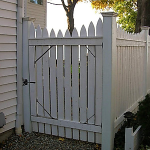 GoldOrcle Anti Sag Gate Kit Heavy Duty No Sag Kit for Wooden Gate Fence with a Gate Latch