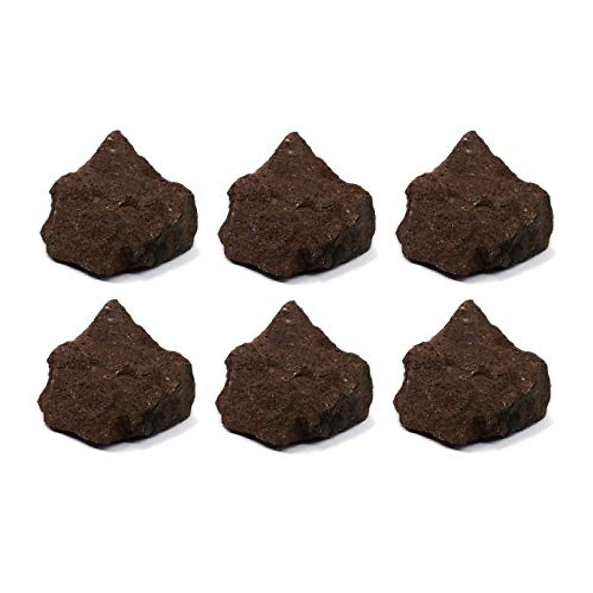 6PK Raw Red Sandstone, Sedimentary Rock Specimen - Approx. 1"- Geologist Selected & Hand Processed - Great for Science Classrooms - Eisco Labs