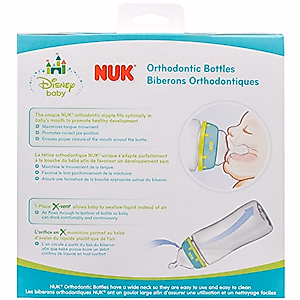 NUK Disney Baby Bottle, Mickey Mouse, 10 Ounce (Pack of 3)