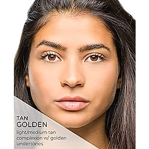 AmazingCosmetics Amazing Concealer, multipurpose full coverage concealer 0.2 oz, Tan Golden